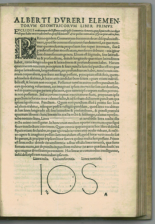 Mathematical Treasure: Albrecht Durer on Geometry | Mathematical ...