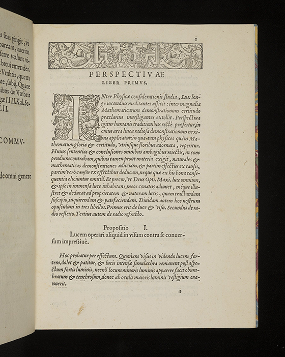 Mathematical Treasure: John Peckham's Perspectiva | Mathematical ...