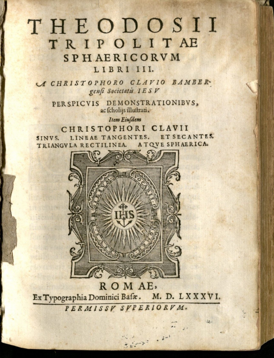 Mathematical Treasure: Four Works of Christopher Clavius | Mathematical ...