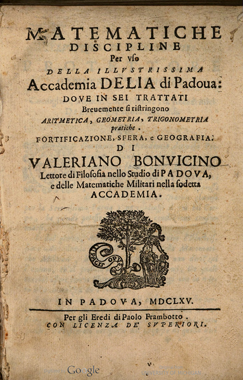 Mathematical Treasure: Mathematics for a Military Academy in Padua ...